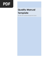 Quality Manual Example Construction Related | PDF | Quality Management ...