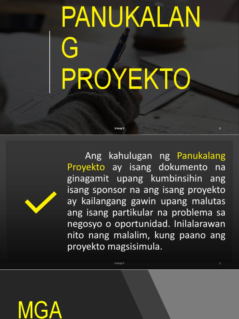 Panukalang Proyekto | PDF