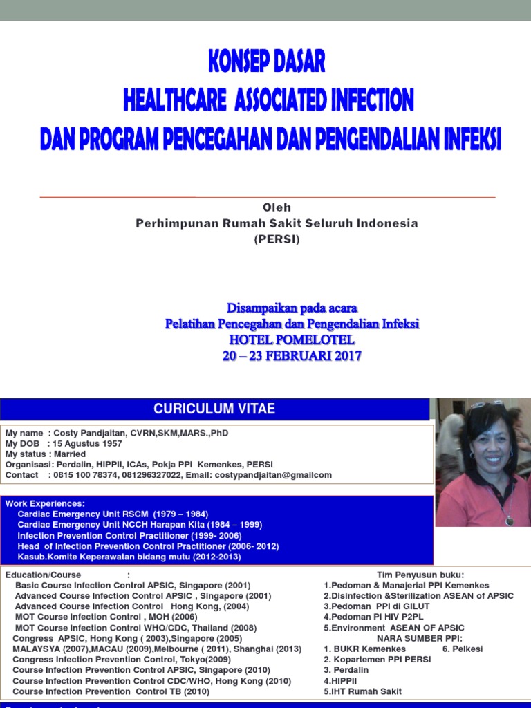 Konsep Dasar Hais Dan Program Ppi | PDF | Infection Control | Microbiology