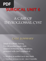 Thyroglossal Duct Cyst Surgery Guide | PDF | Thyroid | Surgery