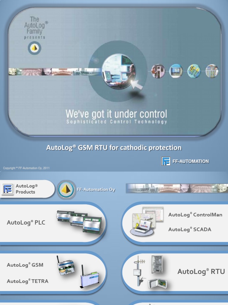 AutoLog Cathodic Protection GSM RTU | PDF | General Packet Radio ...