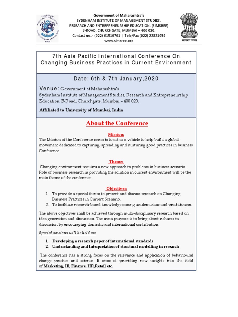 7th Asia Pacific International Conference PDF | PDF | Cognition | Business