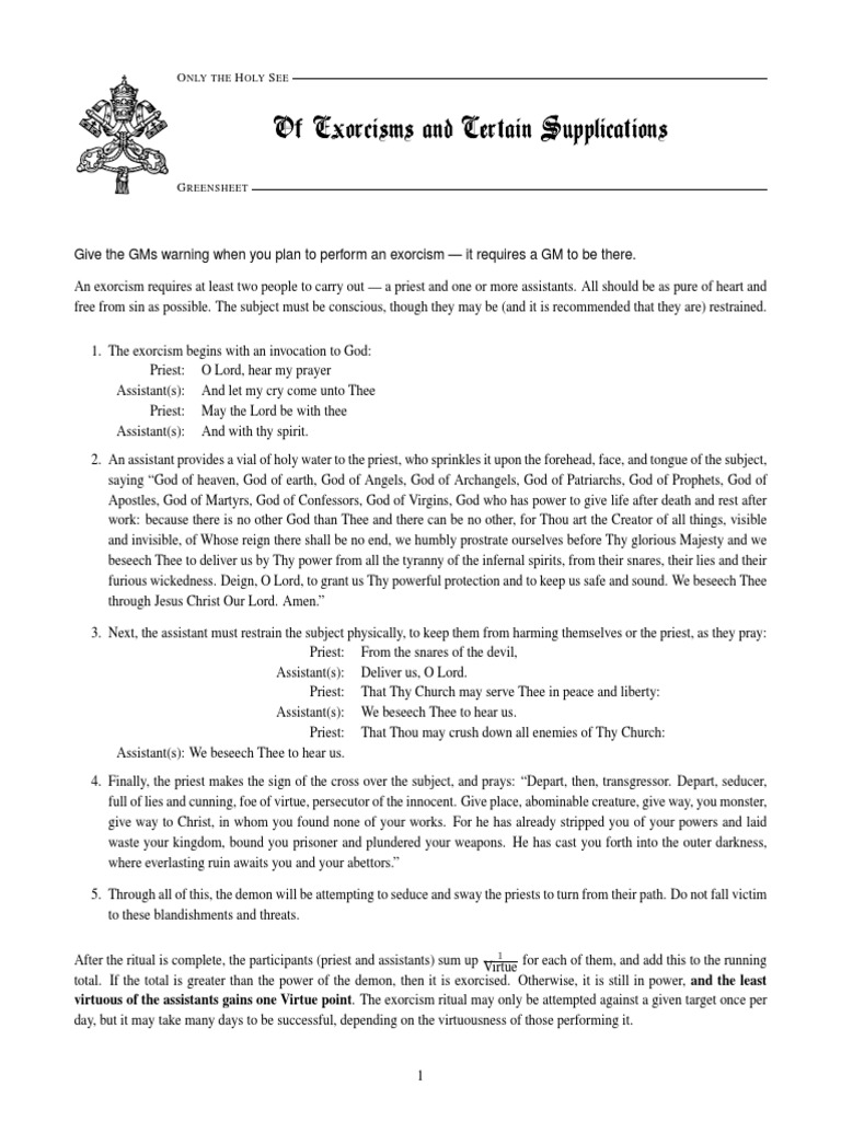 Exorcism PDF | PDF | Exorcism | God