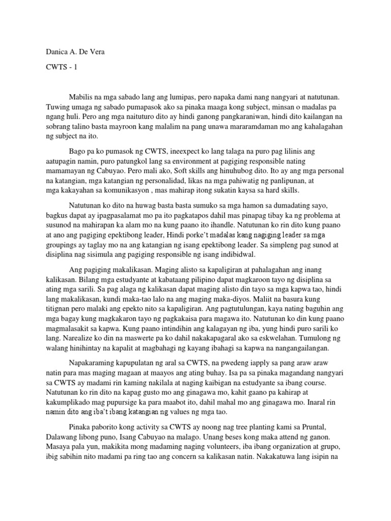 CWTS Learnings | PDF