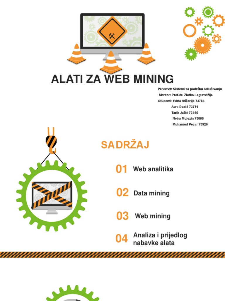DSS Alati Za Web Mining | PDF