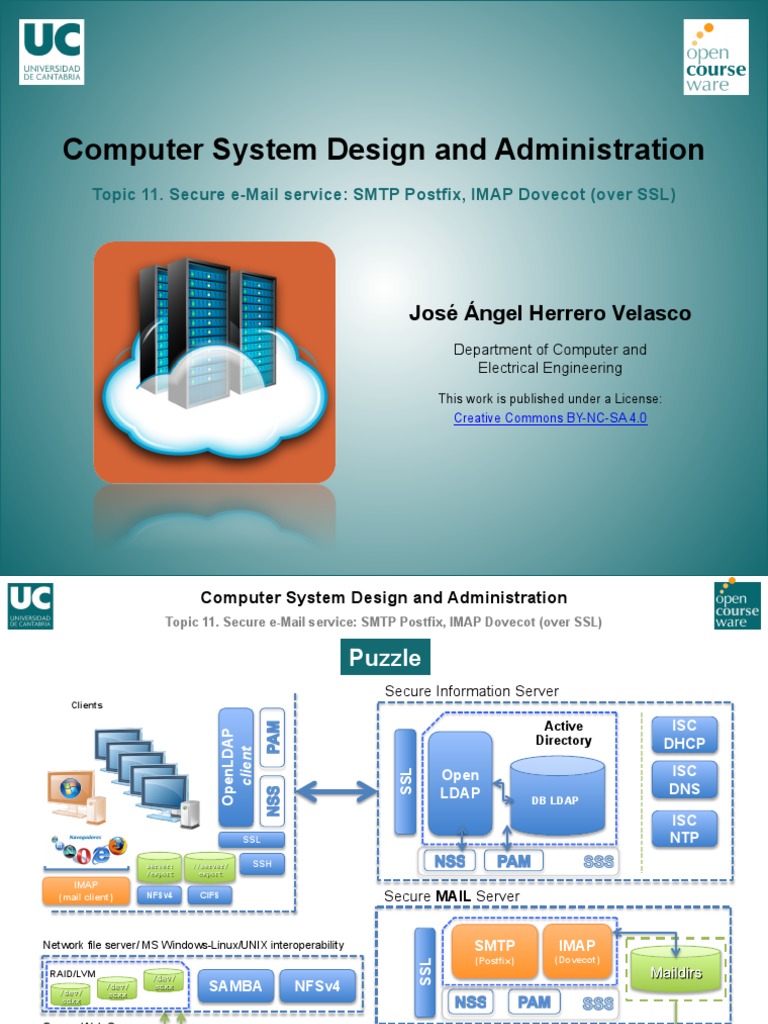 Computer System Design and Administration: José Ángel Herrero Velasco ...