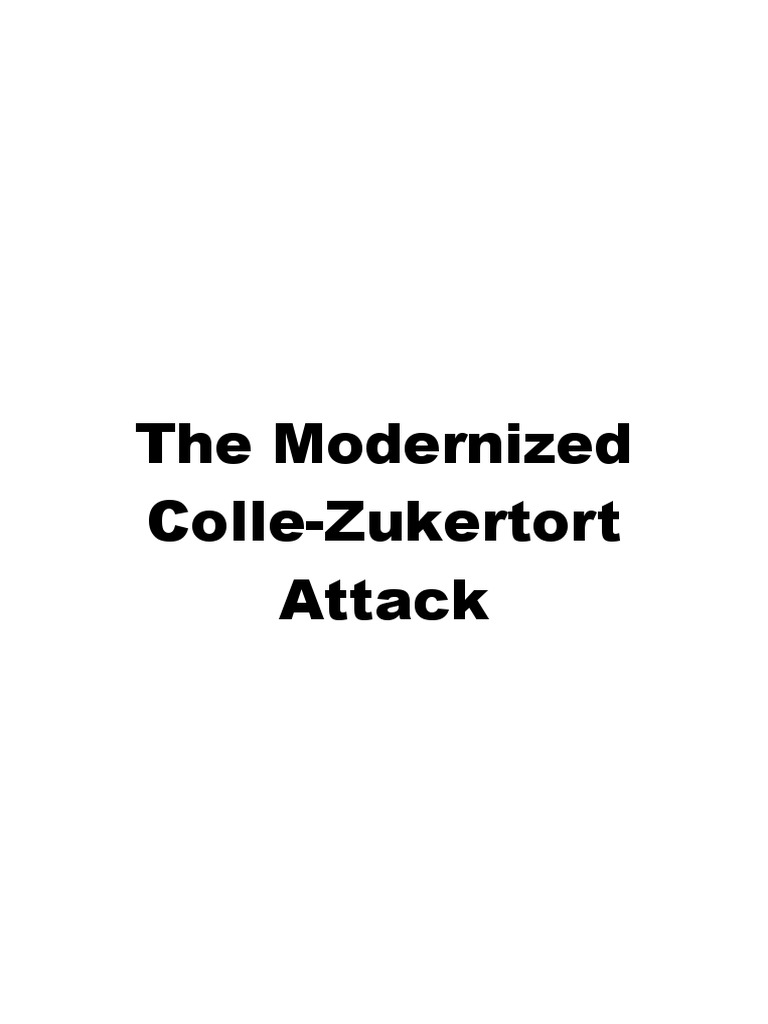 Colle Zukertort Teaser Zw12324 | PDF | Chess Openings | Traditional ...