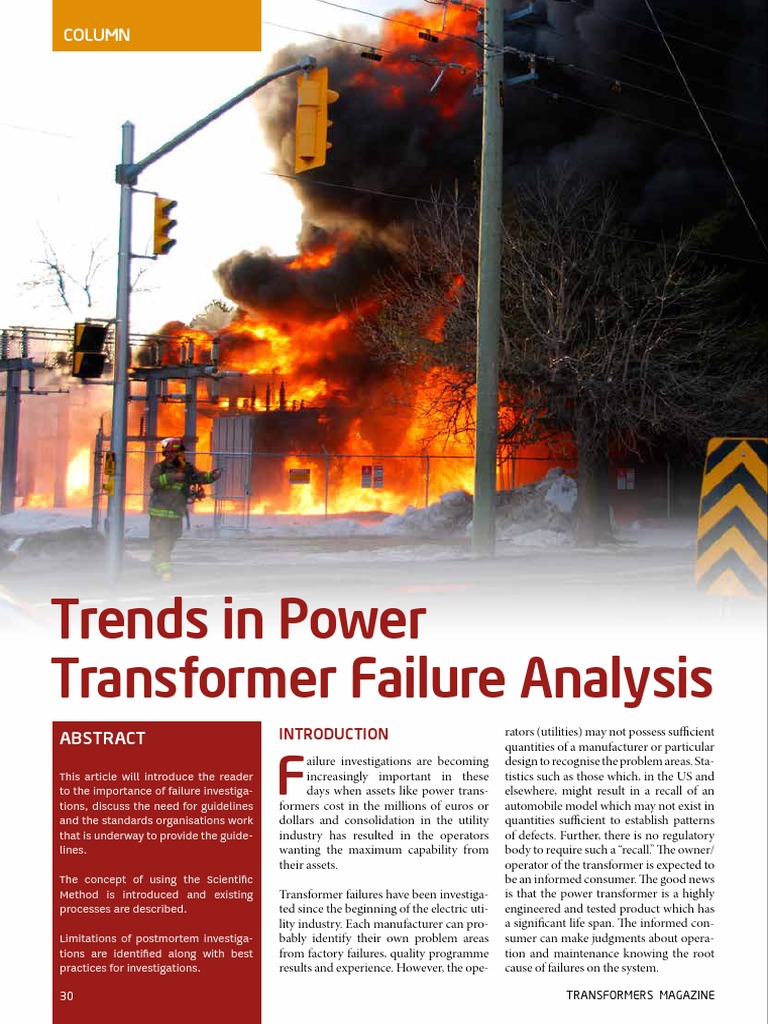 No 1-30-33 Trends in Transformer Failure Analysis WB | PDF | Scientific ...