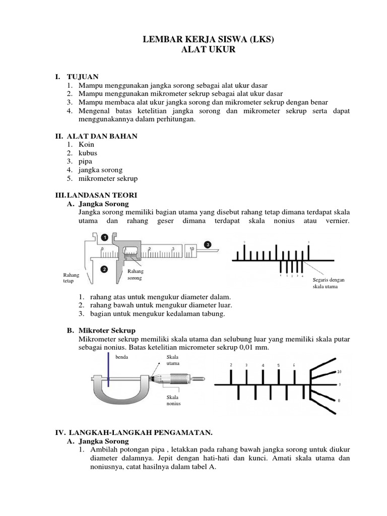Lks Alat Ukur | PDF