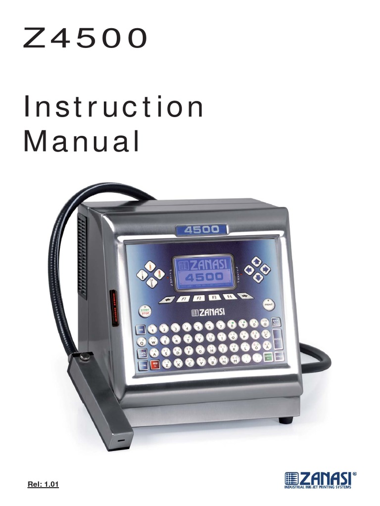 Z4500 Inkjet Printer Manual | PDF | Printer (Computing) | Power Supply