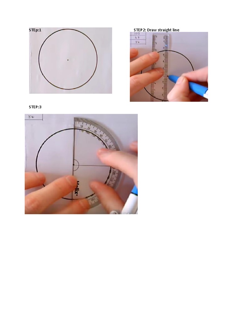 Step:1 Step2: Draw Straight Line | PDF