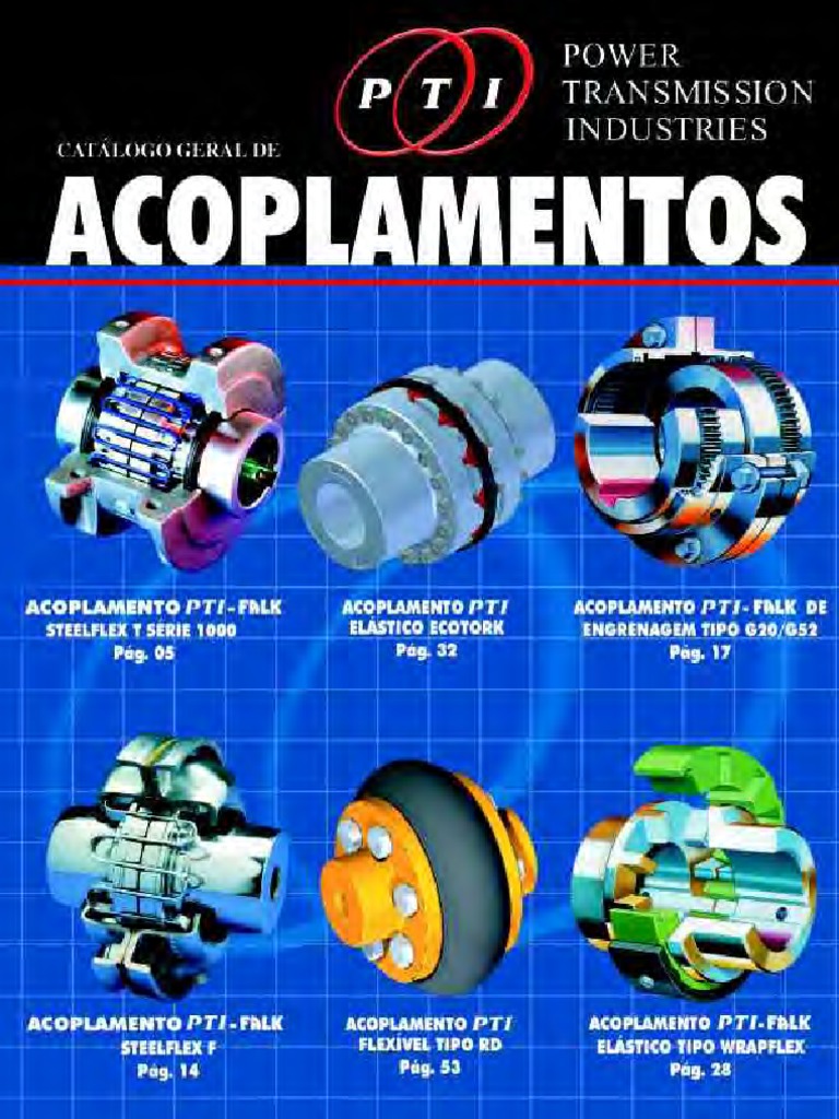 Acoplamentos Falk | PDF | Transmissão de energia elétrica | Motores