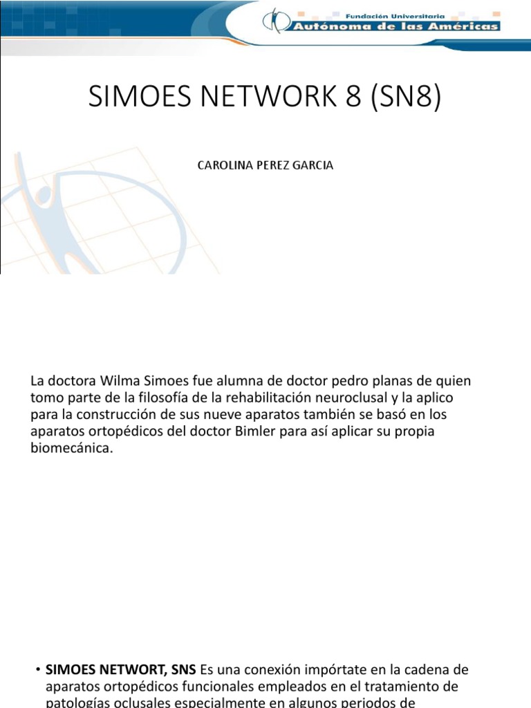Aparatos Simoes Network 8 en Ortopedia | PDF | Diente | Ramas de ...