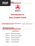 SANY - SCC 800C - 80 T | PDF | Crane (Machine) | Engines