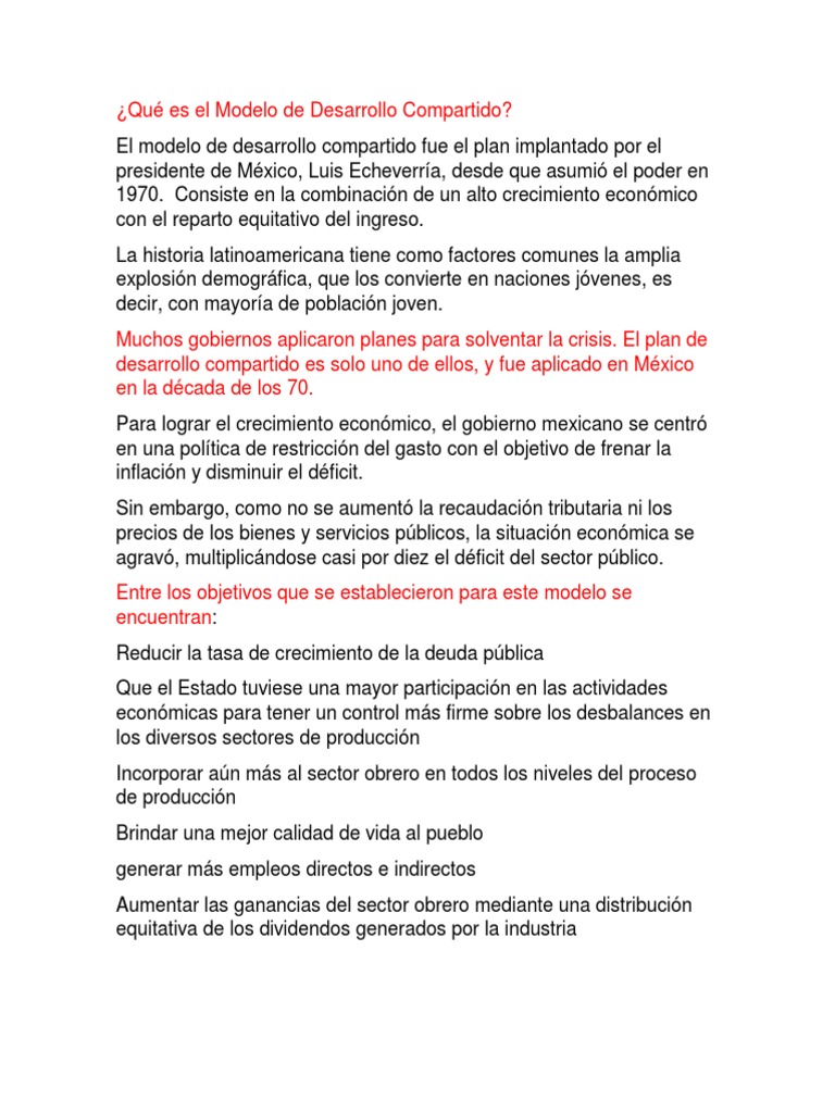 Qué Es El Modelo de Desarrollo Compartido | Descargar gratis PDF ...