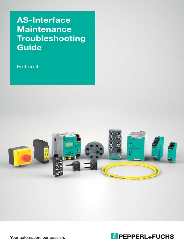 AS-Interface Maintenance Troubleshooting Guide: Edition 4 | PDF | Mobile Device | Computer Network