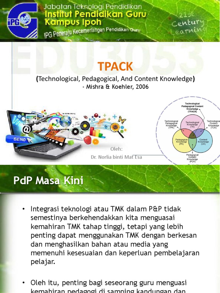 Kuliah 1 - TPACK | PDF