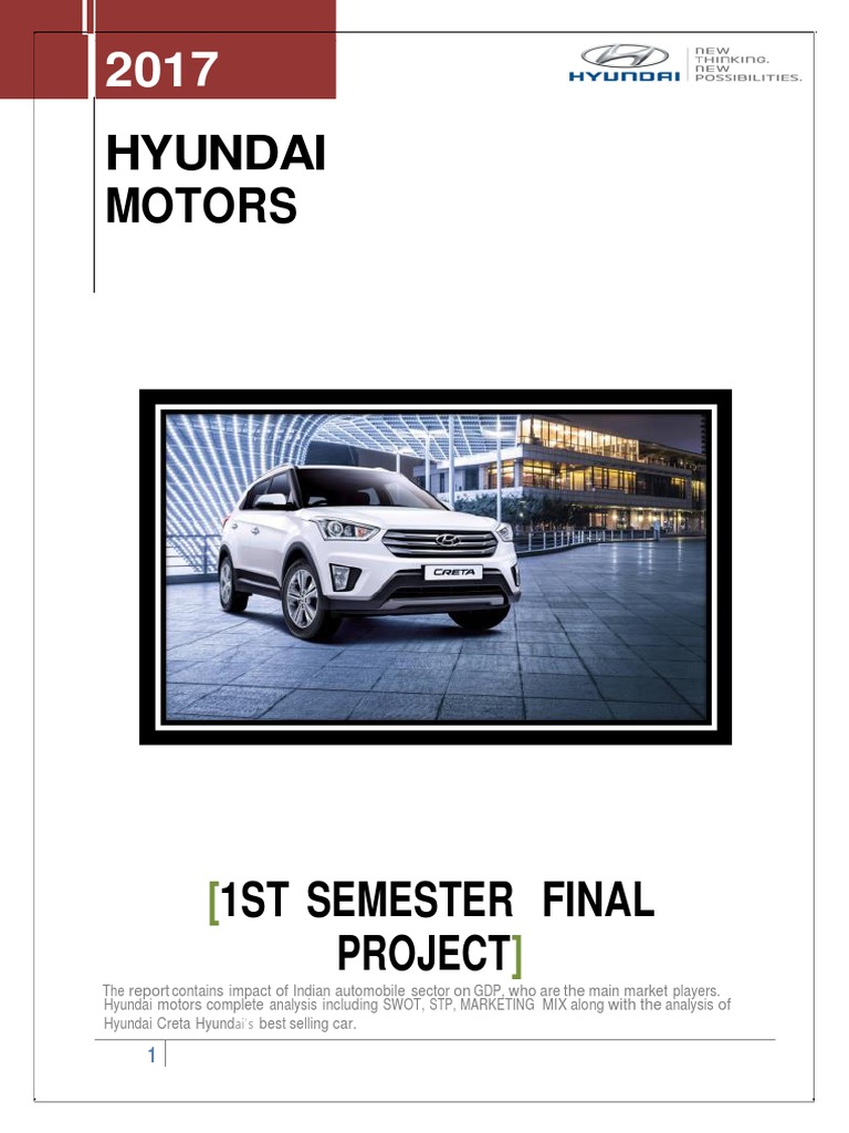 Sample Final Semester Project Report | PDF | Automotive Equipment ...