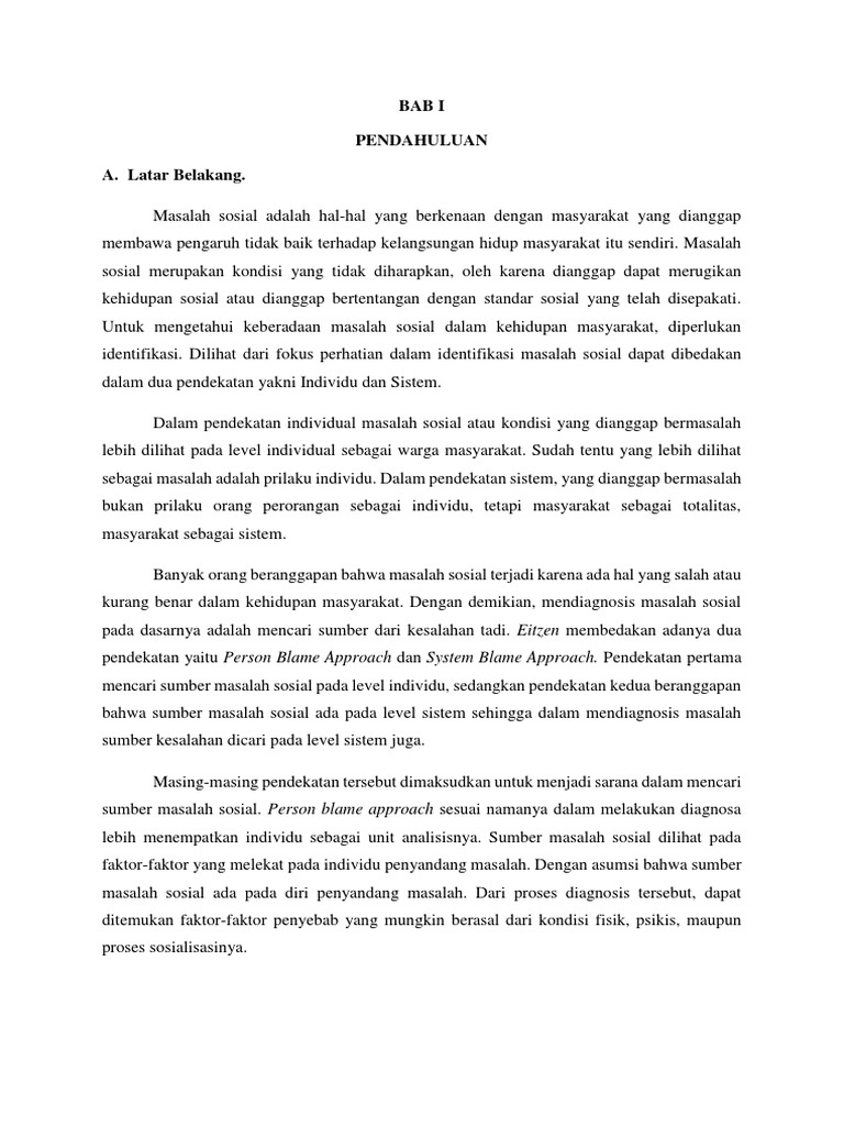 Pendekatan Individual Dan Pendekatan Sis | PDF