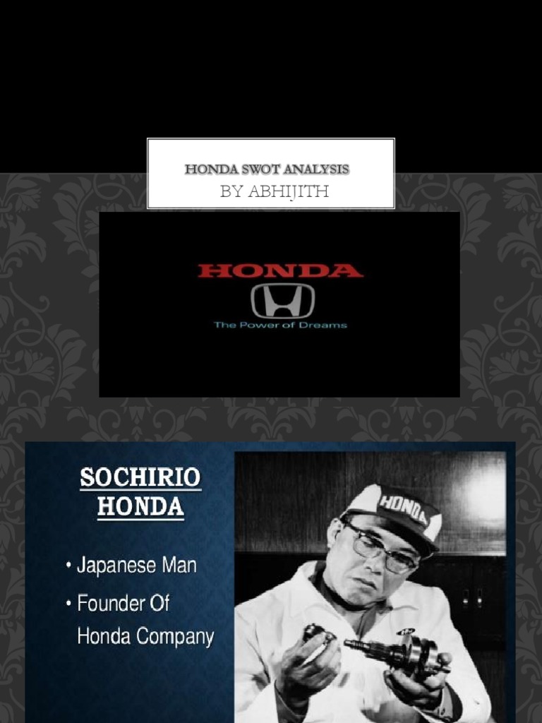 Honda SWOT Analysis: Strengths, Weaknesses, Opportunities, Threats ...