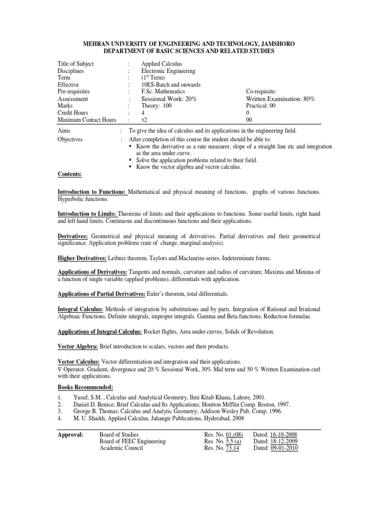 Applied Calculus PDF | Download Free PDF | Calculus | Vector Calculus