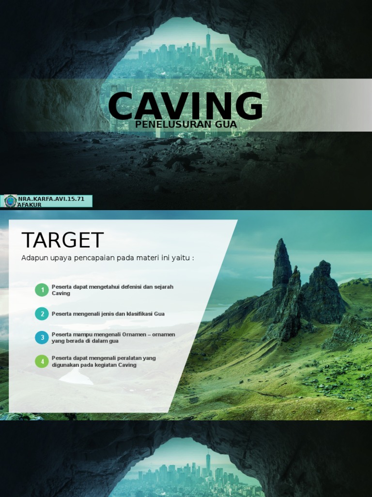 Panduan Dasar Caving dan Peralatannya | PDF