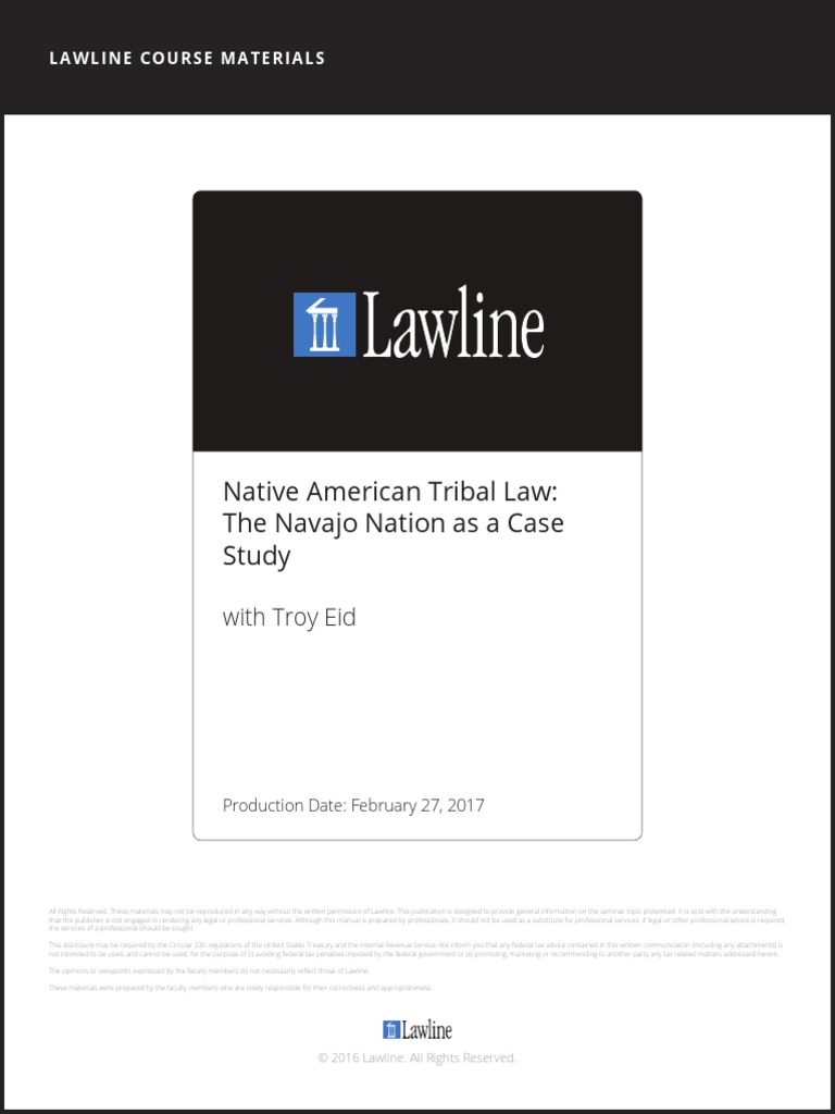 Native American Tribal Law The Navajo Nation As A Case Study | PDF ...