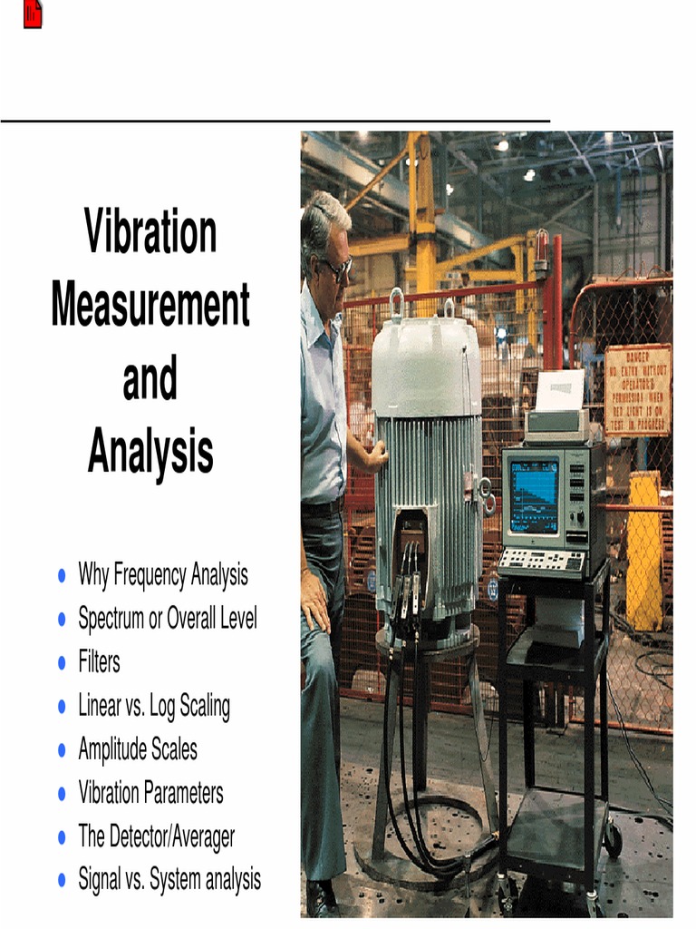 Guide to Vibration Measurement and Analysis | PDF | Bandwidth (Signal ...