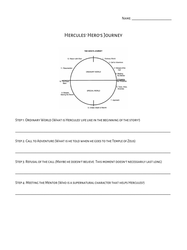 Hercules Heros Journey | PDF | Leisure | Sports