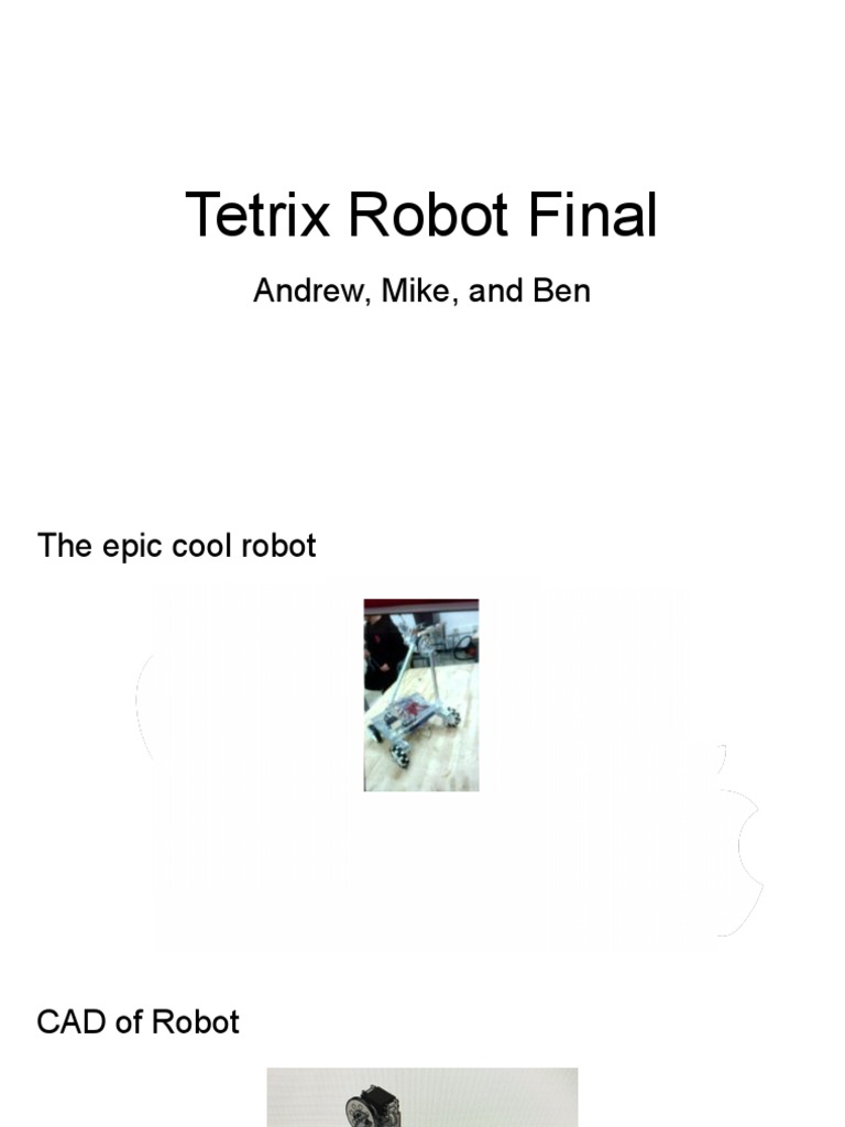 Tetrix Robot Final | PDF