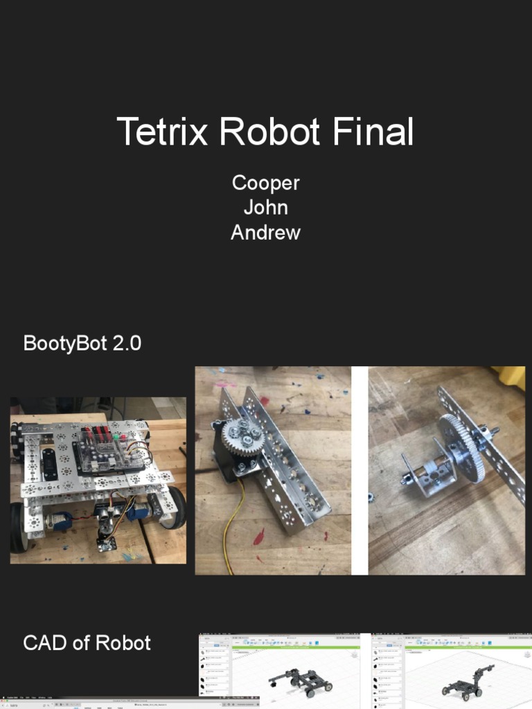 Tetrix Robot Presentation | PDF | Technology & Engineering