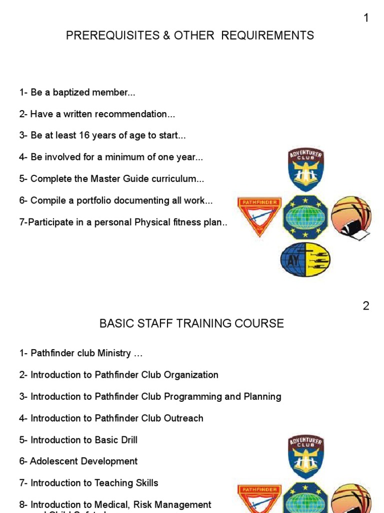 Pathfinder Master Guide Training Guide | PDF | Christian Movements ...