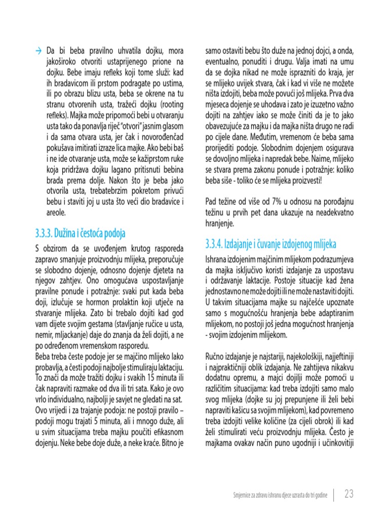 Smjernice Za Ishranu Web | PDF