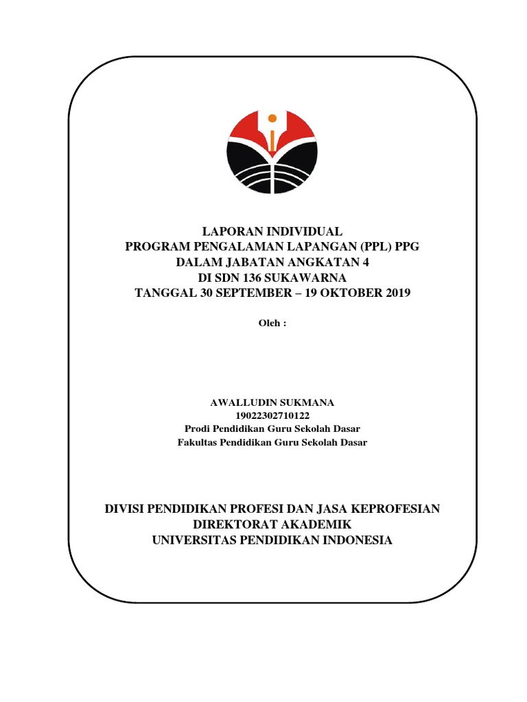 Cover Laporan PPL | PDF