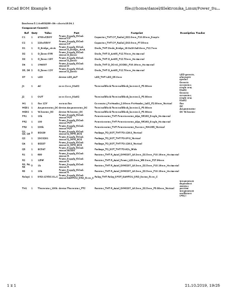 Kicad Bom Example 5 File:///Home/Daniel/Elektronika - Linux/Power - Su ...