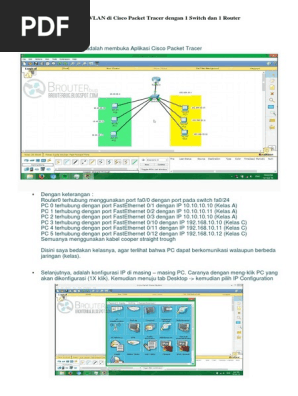 Liphoe Konfigurasi Vlan Pada Cisco Packet Tracer