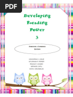 Belling The Cat 6 | PDF | Learning To Read | Reading Comprehension