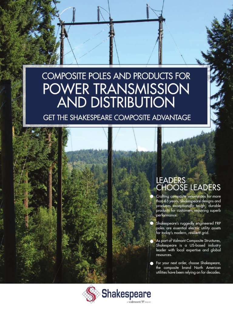 Shakespeare Catalog - Composite Poles and Products For Power ...