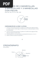 Fossil Watch Instructions ES | PDF | Reloj | Hora