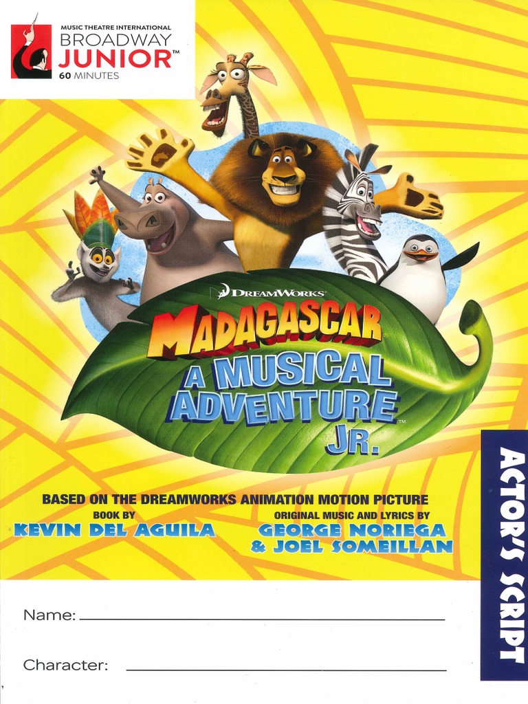 Madagascar Jr Actors Book 2