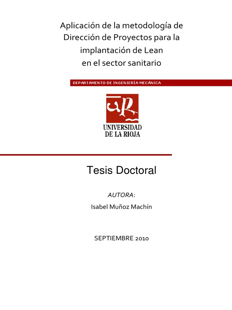 Lean Manufacturing en el Sector Sanitario | PDF | Lean Manufacturing | Sectores Economicos