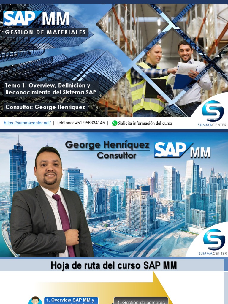 Introducción al Módulo SAP MM | PDF | Sap Se | Planificación de ...