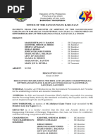 SK BAC Organization Resolution 2021 | PDF | Procurement | Justice