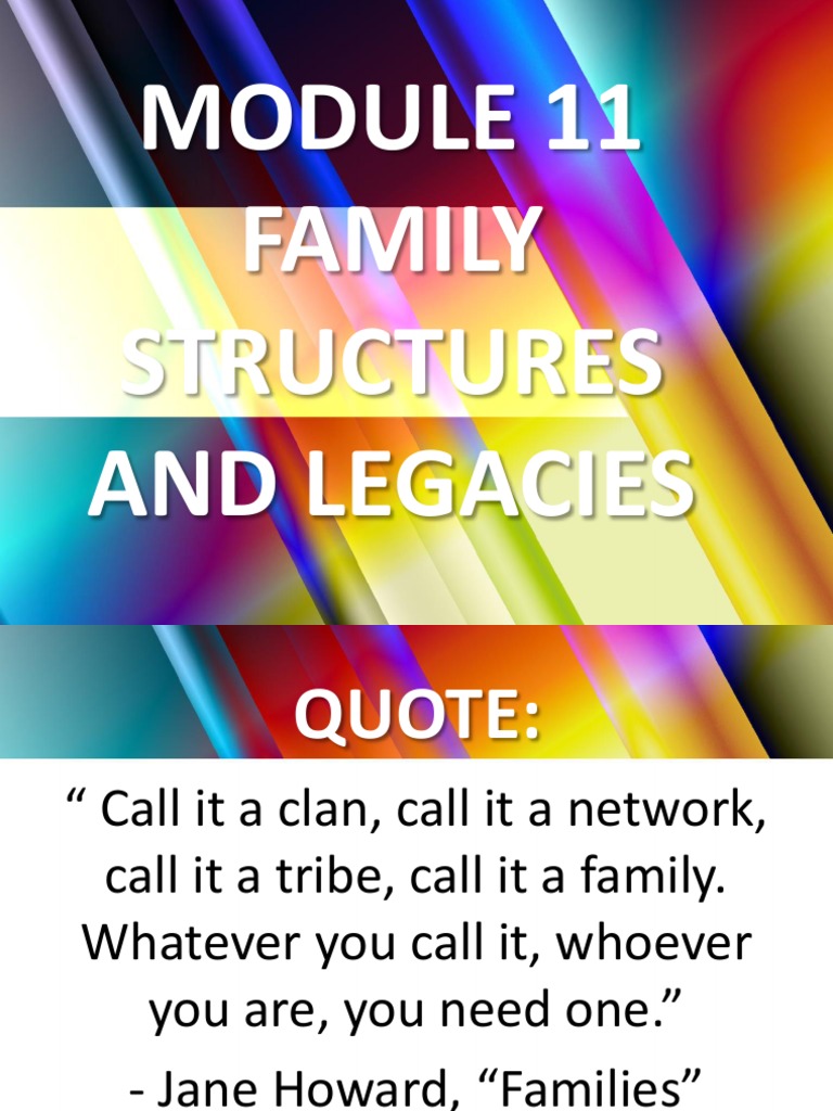 Family Structures | PDF | Family | Adoption