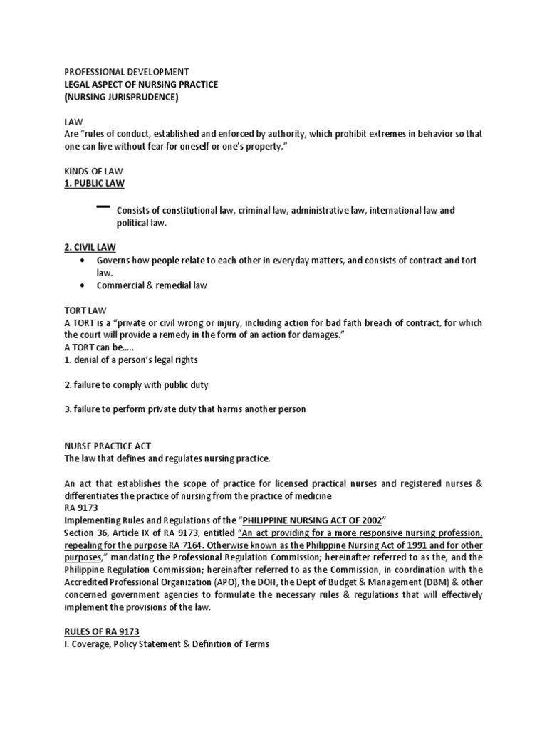Legal Jurisprudence in Nursing 5 | PDF | Defamation | Nursing