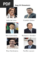 24 Senators of the Philippines 2022 | PDF