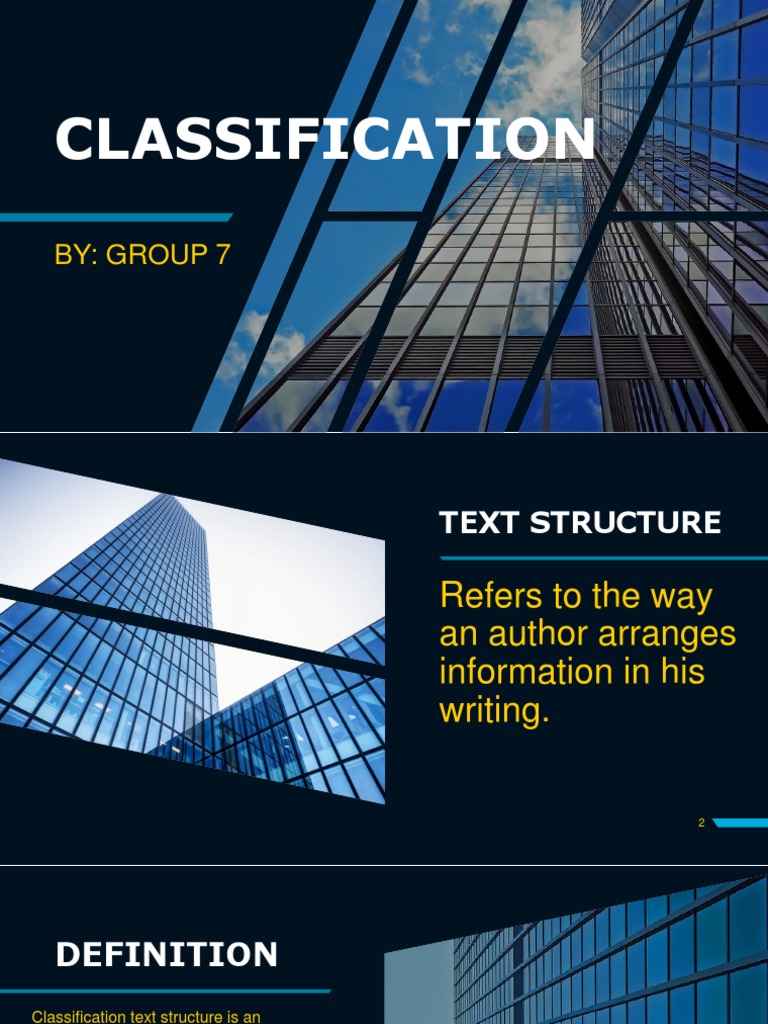 Classifying Text Structures: Understanding Classification Through ...