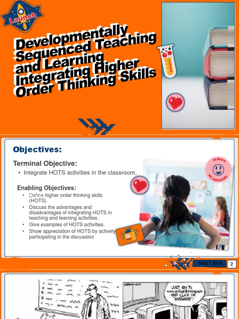 INSET Powerpoint | PDF | Learning | Critical Thinking