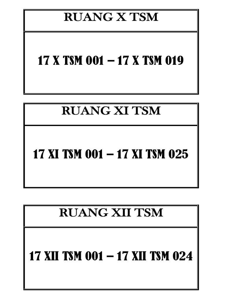 Ruang Uts 17-18 | PDF
