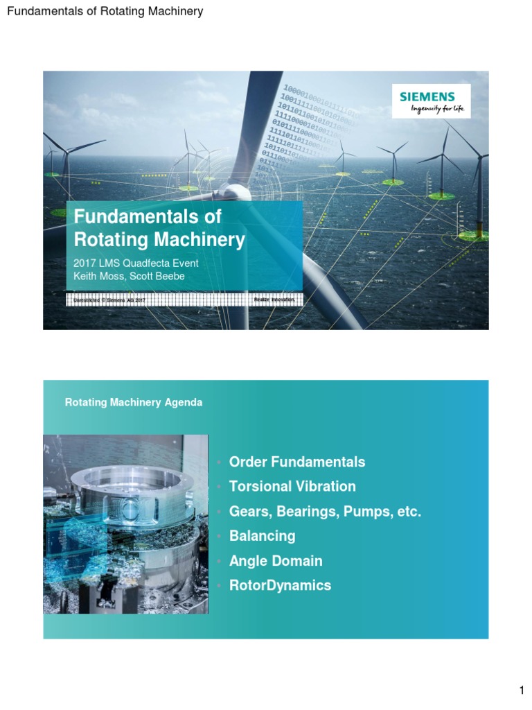 Siemens Rotating Machinery Guide | PDF | Frequency | Electric Motor